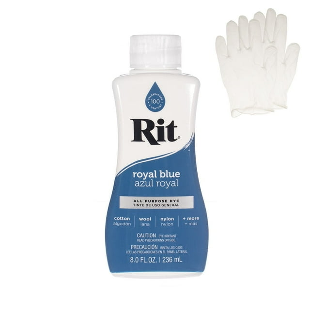 Rit All Purpose Liquid Dye for Cotton, Linen, Rayon, Silk, Wool, and ...