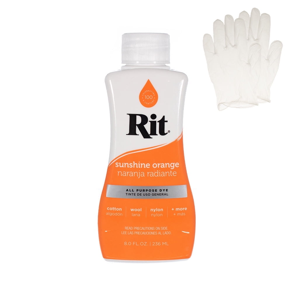 Rit All Purpose Liquid Dye for Cotton, Linen, Rayon, Silk, Wool, and ...