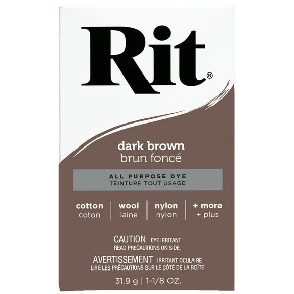 Rit All-Purpose Liquid Dye, Dark Brown, 8 fl oz, Fabric Dye for Ombre ...