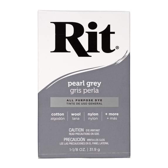 Craft County Rit All-Purpose Powder Dye, Pearl Grey, 1.125 oz, Fabric ...
