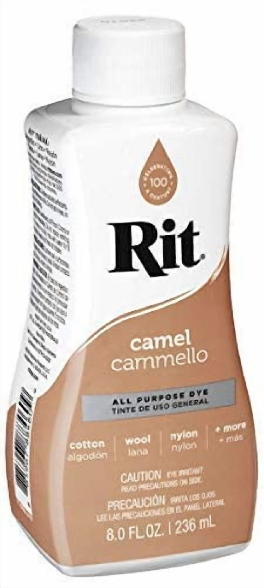 Rit Camel Liquid Fabric Dye, 8 oz - Walmart.com