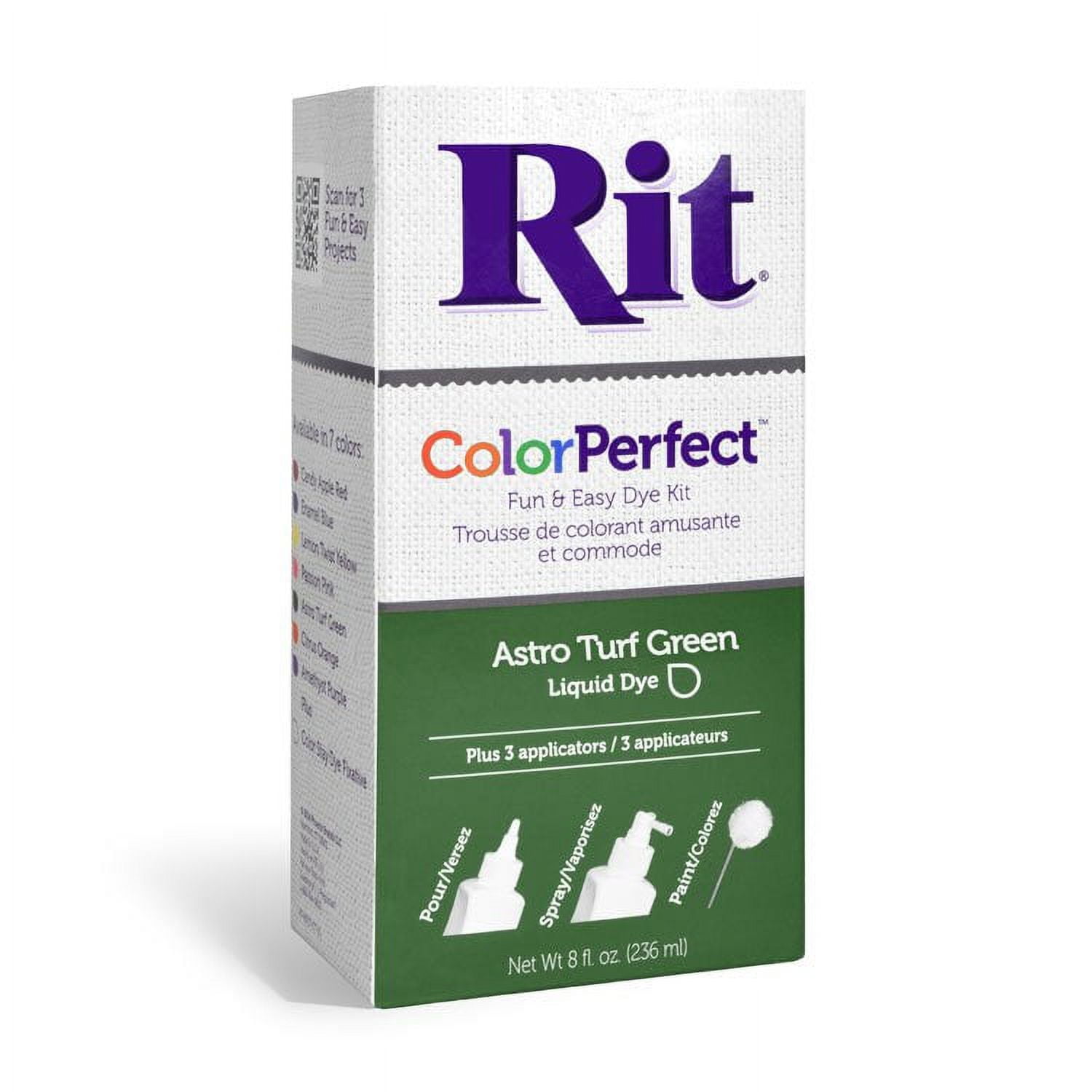 Rit Color Perfect Fabric Dye, Astro Turf Green Multi-Colored - Walmart.com
