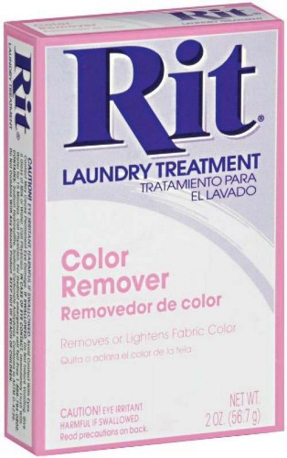 Rit Fabric Dye Dry Removal, Color Remover, 2 Ounce Pack of 1 - Walmart.com