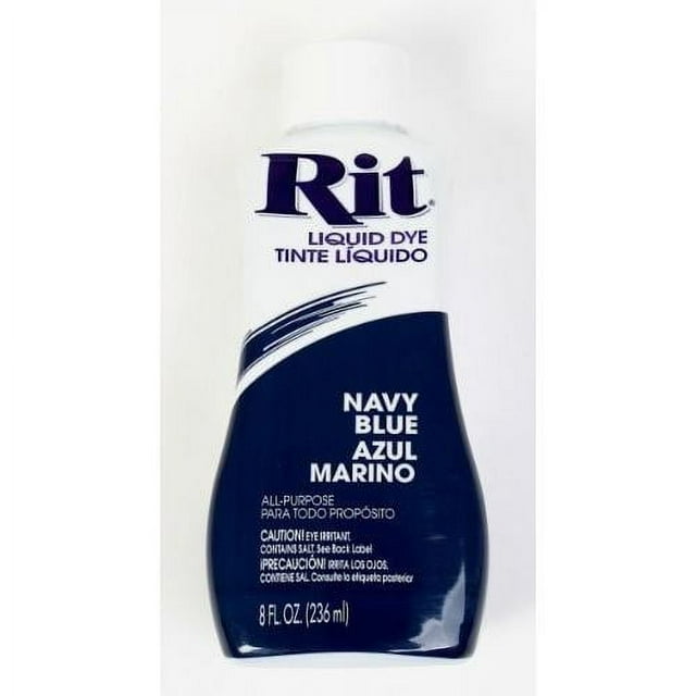 Rit Dye Liquid Dye, 8 fl oz, Navy Blue, 3-Pack - Walmart.com
