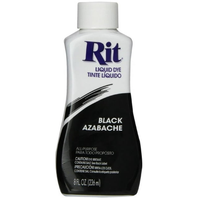 Rit Dye Liquid Fabric Dye, Black 8 oz (Pack of 4) - Walmart.com