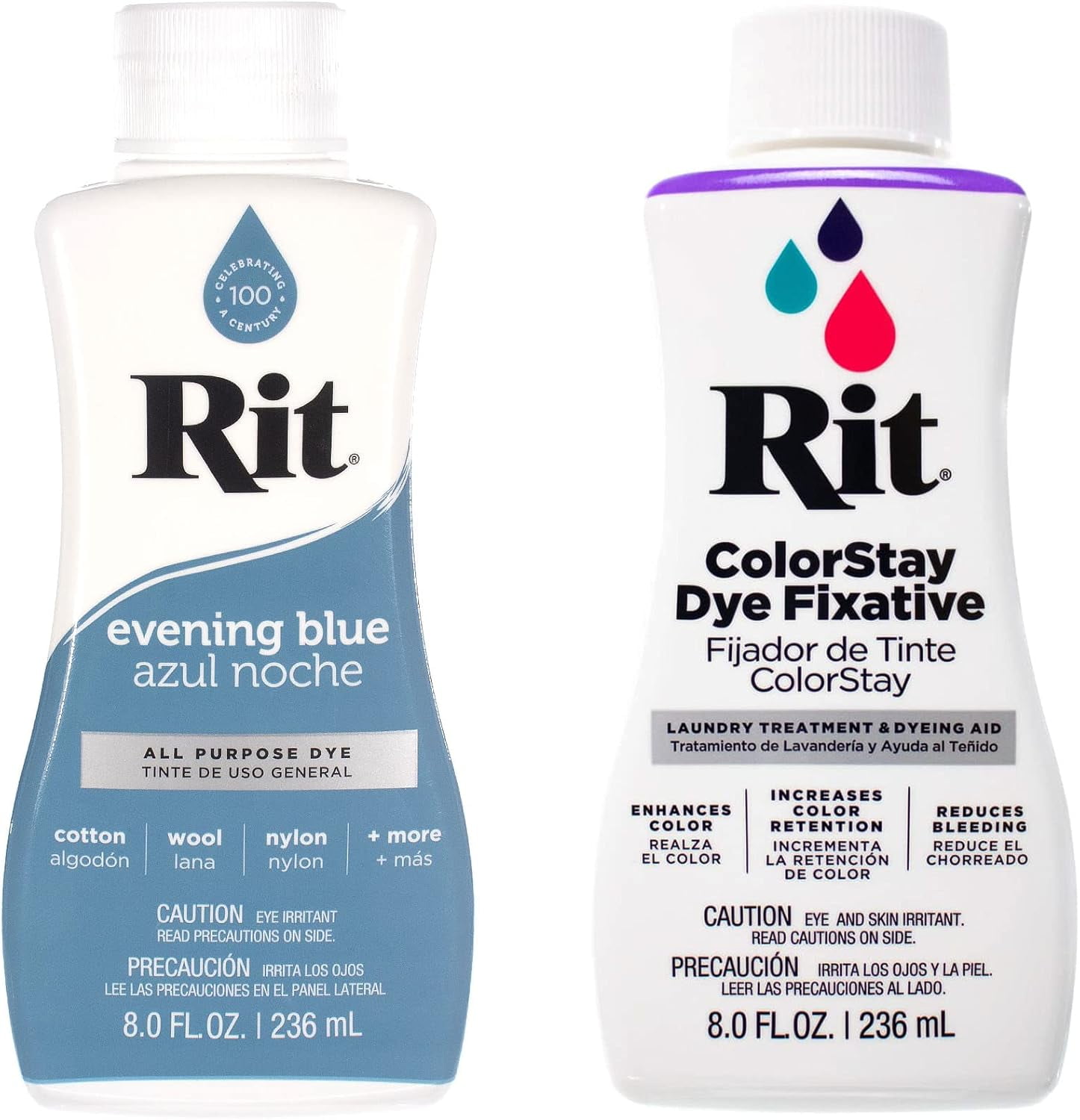 Rit Dye – Liquid Fabric Dye for Crafting, Clothing, and Décor – 8 oz ...