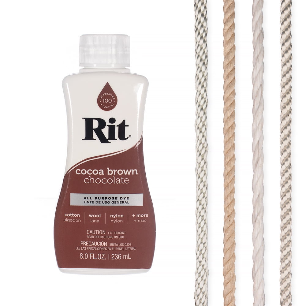 Rit Dye Liquid Sampler Kit- Wide Selection of Colors and Rope Samples ...