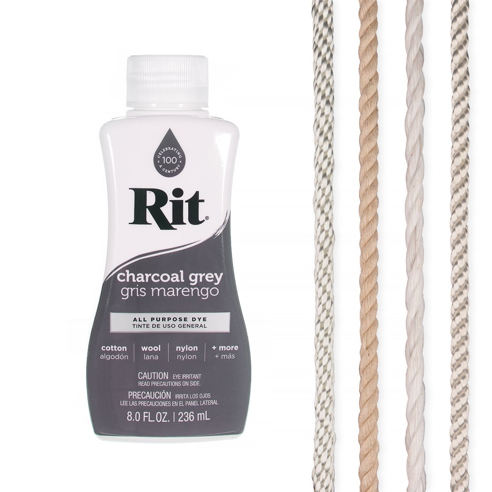 Rit Dye Liquid Sampler Kit- Wide Selection of Colors and Rope Samples ...