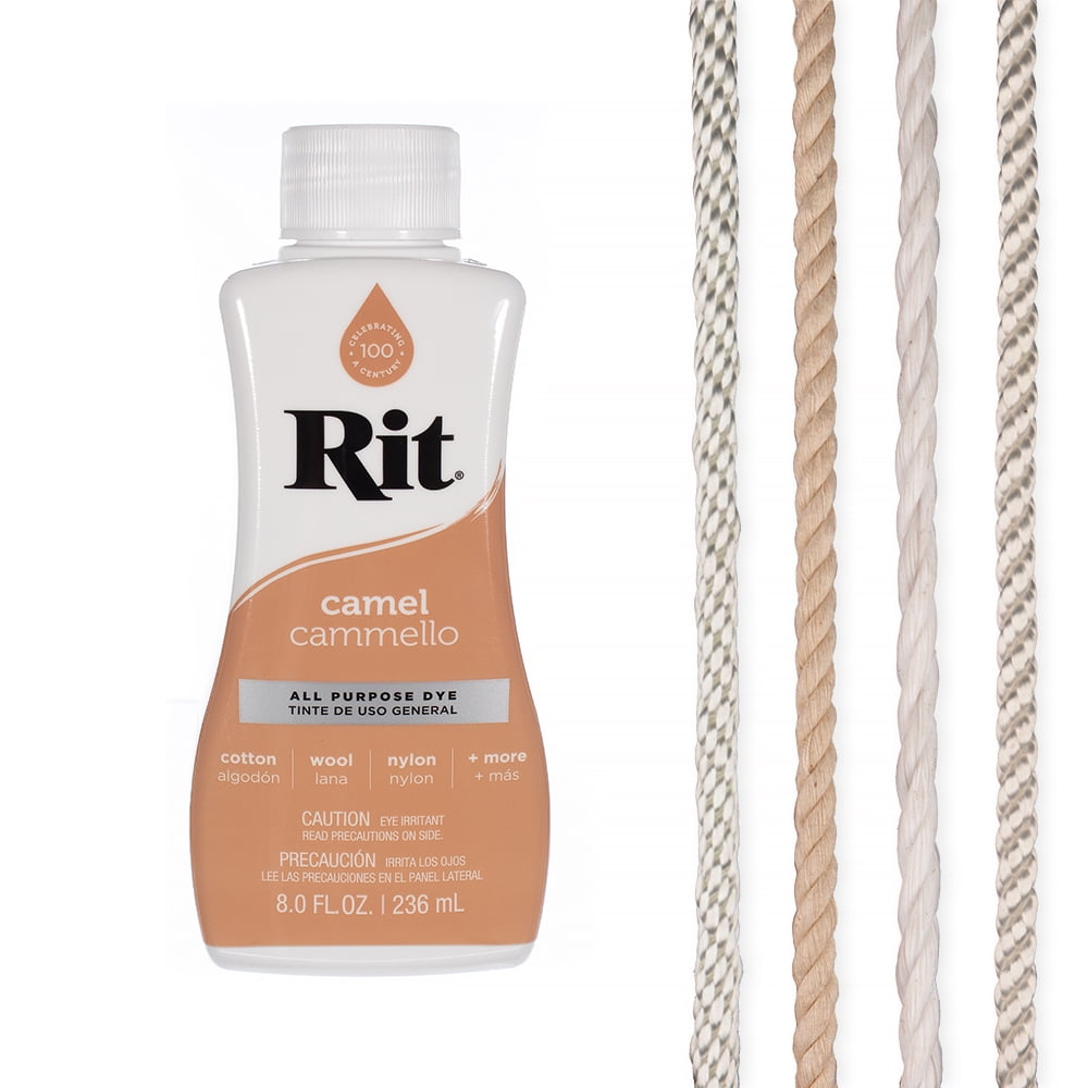 Rit Dye Liquid Sampler Kit- Wide Selection of Colors and Rope Samples ...