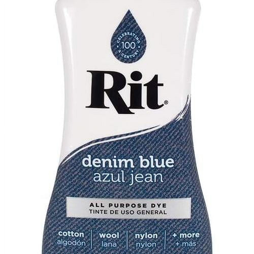 Rit Dye Liquid – Wide Selection Of Colors – 8 Oz. (Denim Blue ...