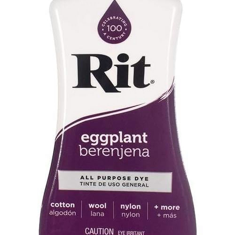 Rit Dye Liquid – Wide Selection of Colors – 8 Oz. (Eggplant) - Walmart.com