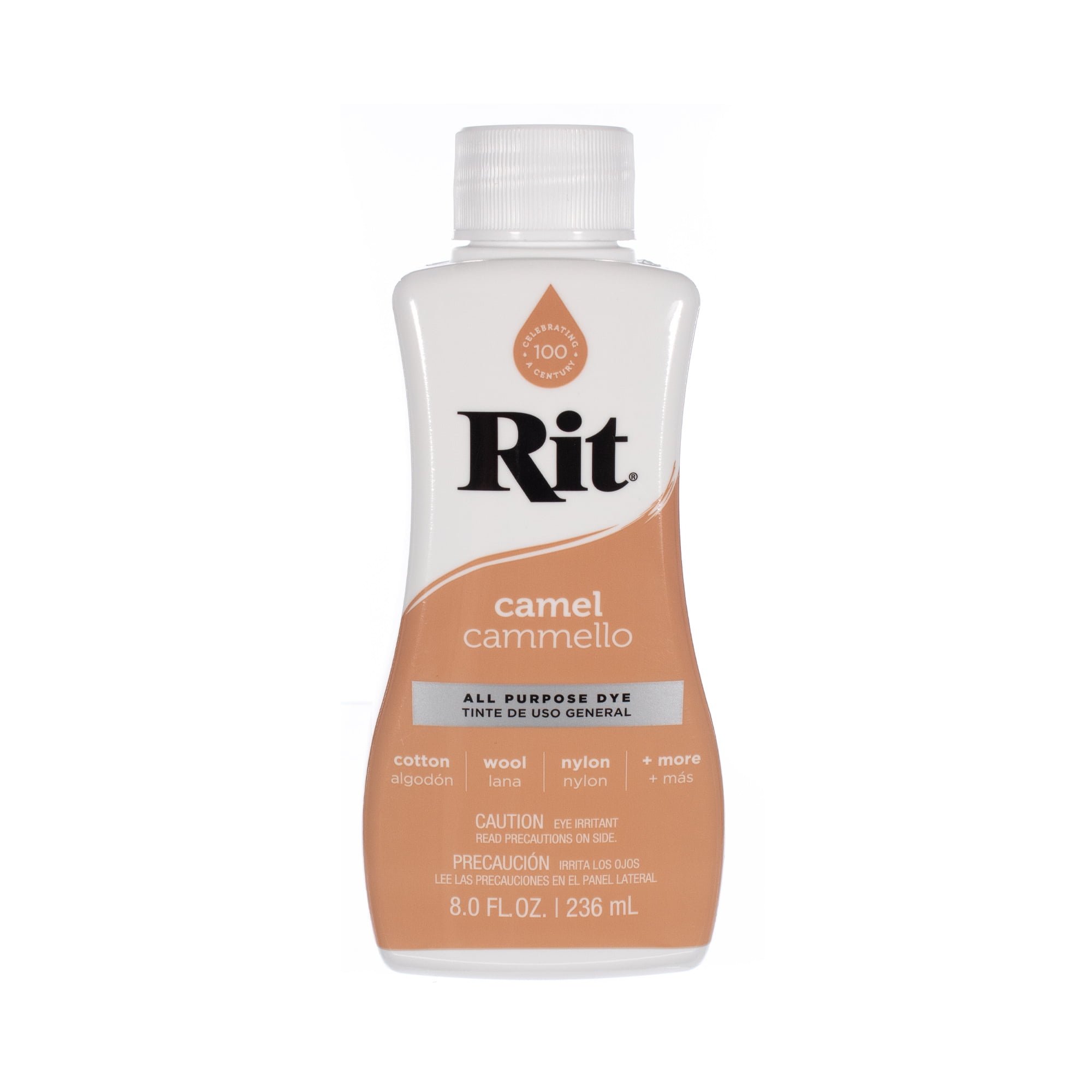 Rit Dye Liquid – Wide Selection of Colors – 8 Oz. (Camel) - Walmart.com