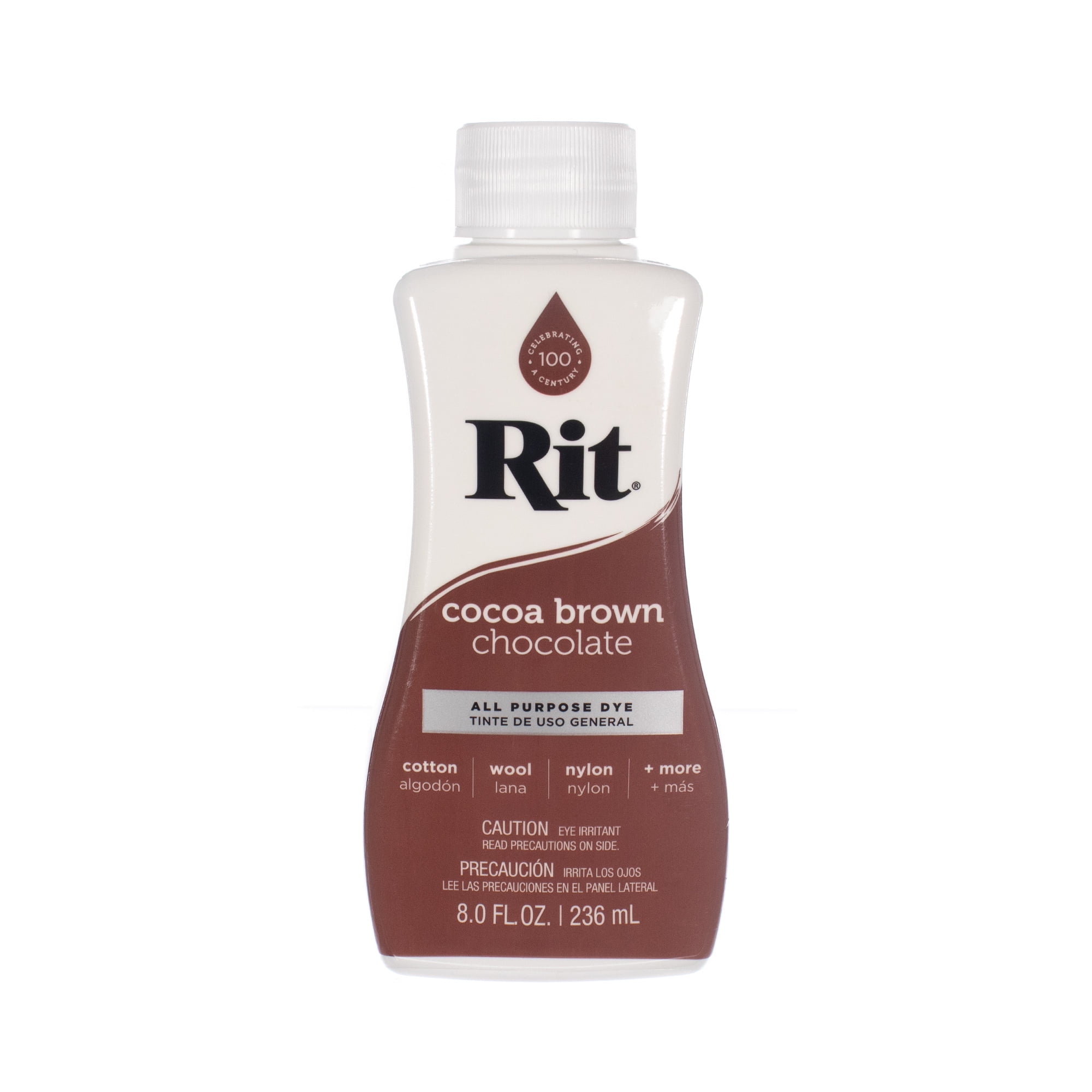Rit Dye Liquid – Wide Selection of Colors – 8 Oz. (Cocoa Brown ...
