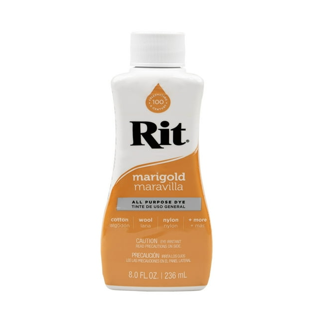 Rit Dye Liquid – Wide Selection of Colors – 8 Oz. (Marigold) - Walmart.com
