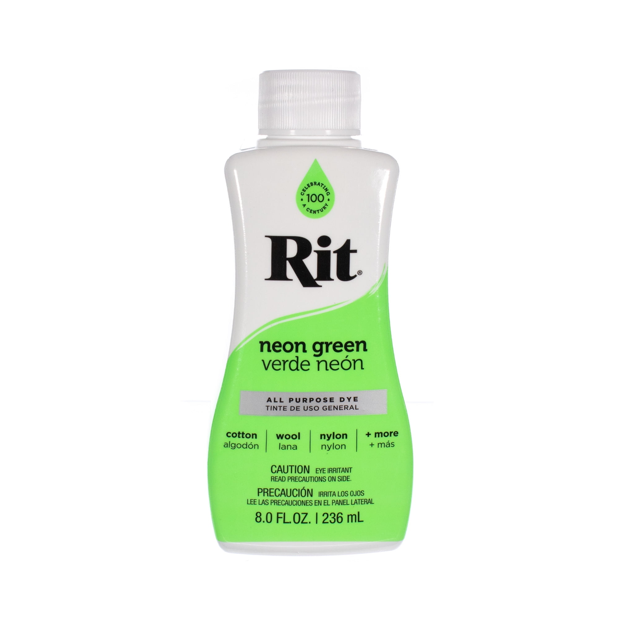 Rit Dye Liquid – Wide Selection of Colors – 8 Oz. (Neon Green ...