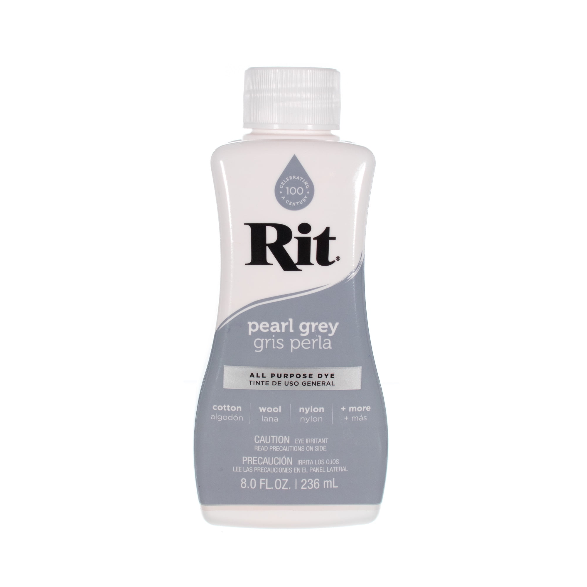 Rit Dye Liquid – Wide Selection of Colors – 8 Oz. (Pearl Grey ...