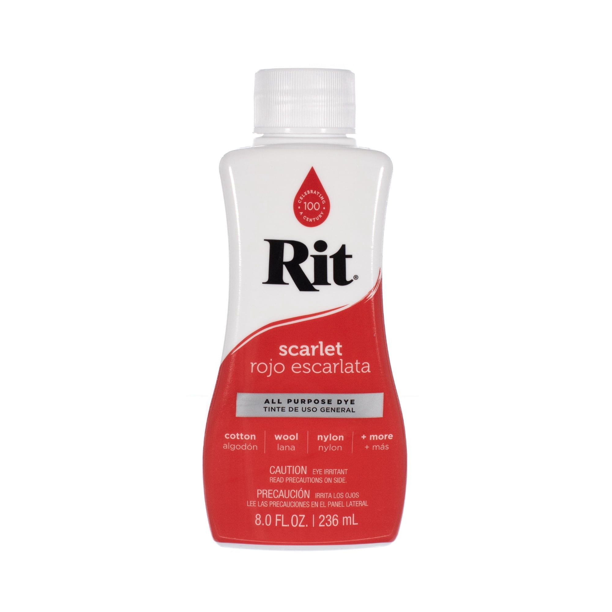 Rit Dye Liquid – Wide Selection of Colors – 8 Oz. (Scarlet) - Walmart.com