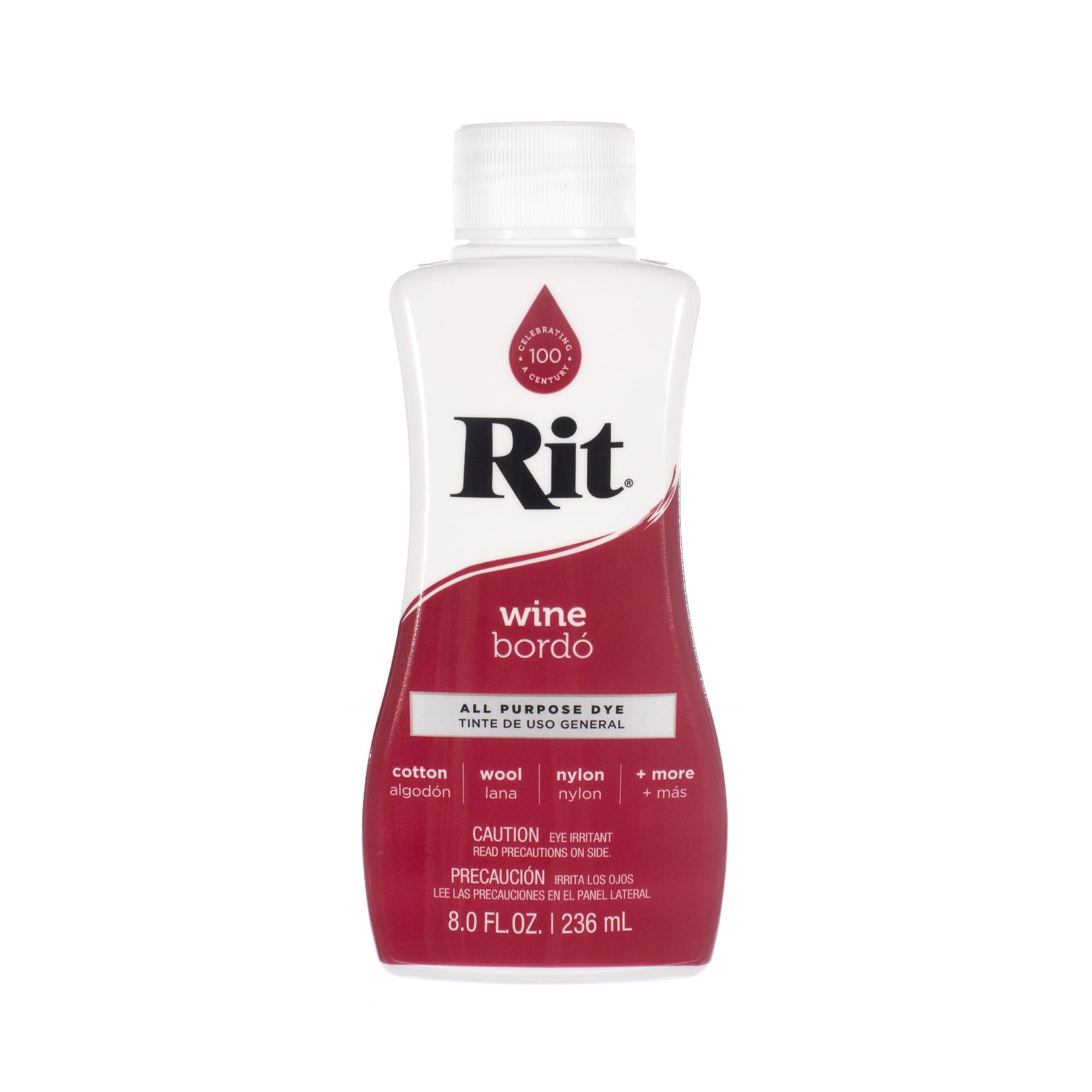 Rit Dye Liquid – Wide Selection of Colors – 8 Oz. (Wine) - Walmart.com