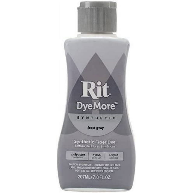 Rit Dye More Synthetic 7oz-Frost Gray, Other, Multicoloured - Walmart.com