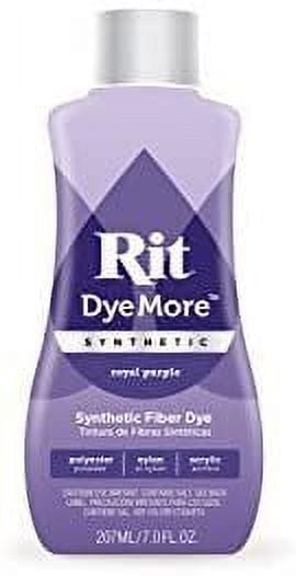 Rit Dye More Synthetic 7oz Royal Purple for Polyesters, Cotton, and ...