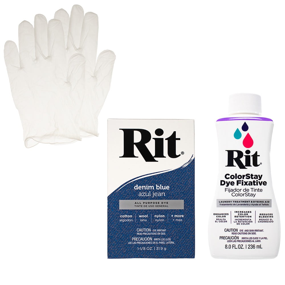 Rit Dye Powder with ColorStay Fixative Bundle – All in One Kit with ...