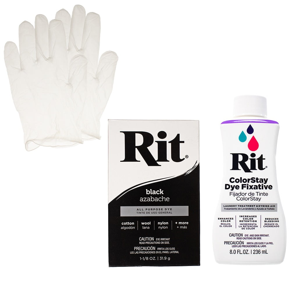 Rit Dye Powder with ColorStay Fixative Bundle – All in One Kit with ...