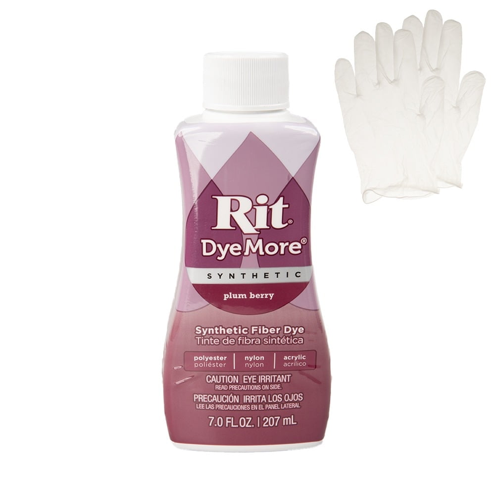 Craft County Rit DyeMore Synthetic Fiber Dye, Plum Berry, 7 Oz ...