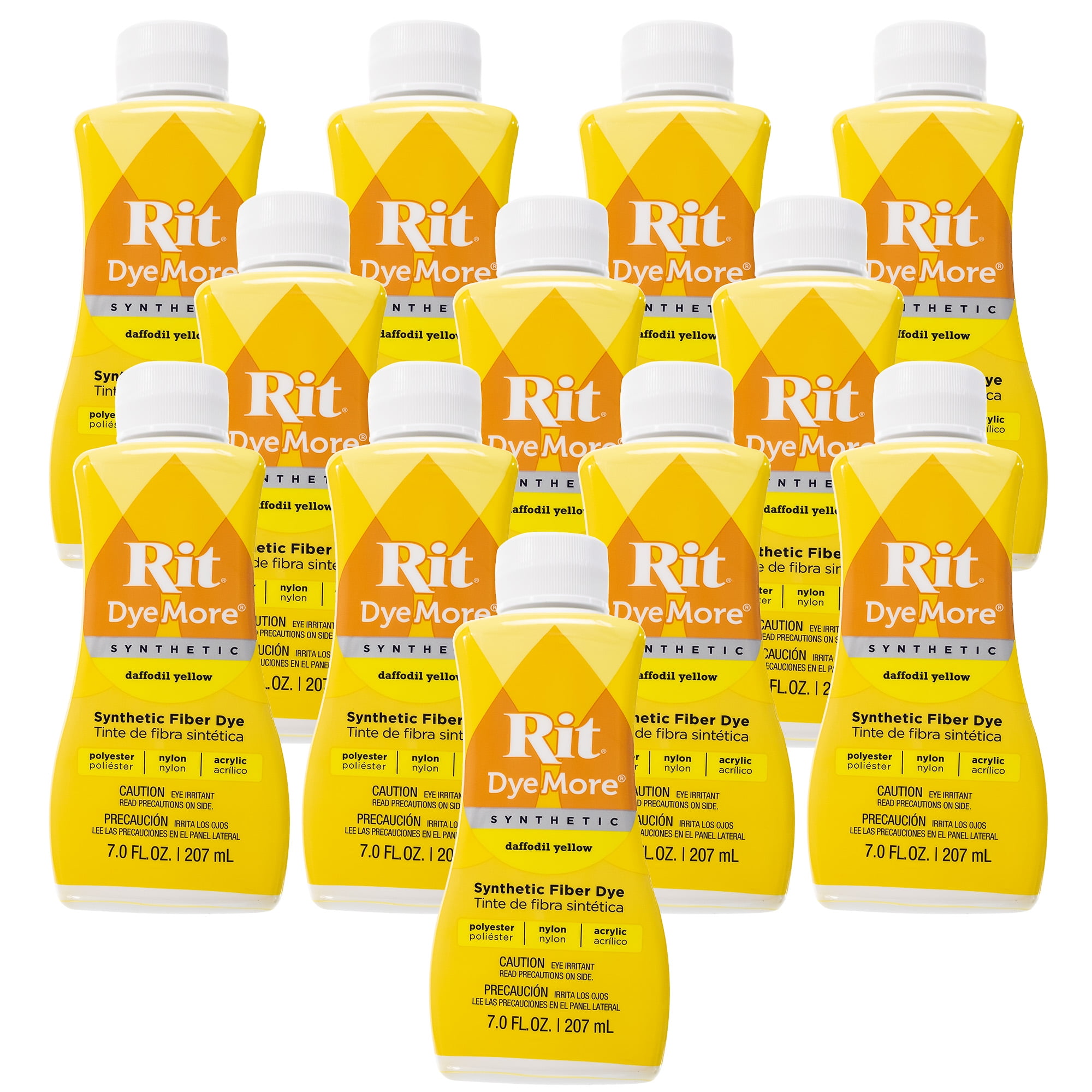 Rit DyeMore | Synthetic 7oz Liquid 12-Pack Case - Daffodil Yellow ...