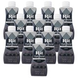 Rit DyeMore | Synthetic 7oz Liquid 12-Pack Case - Graphite - Walmart.com