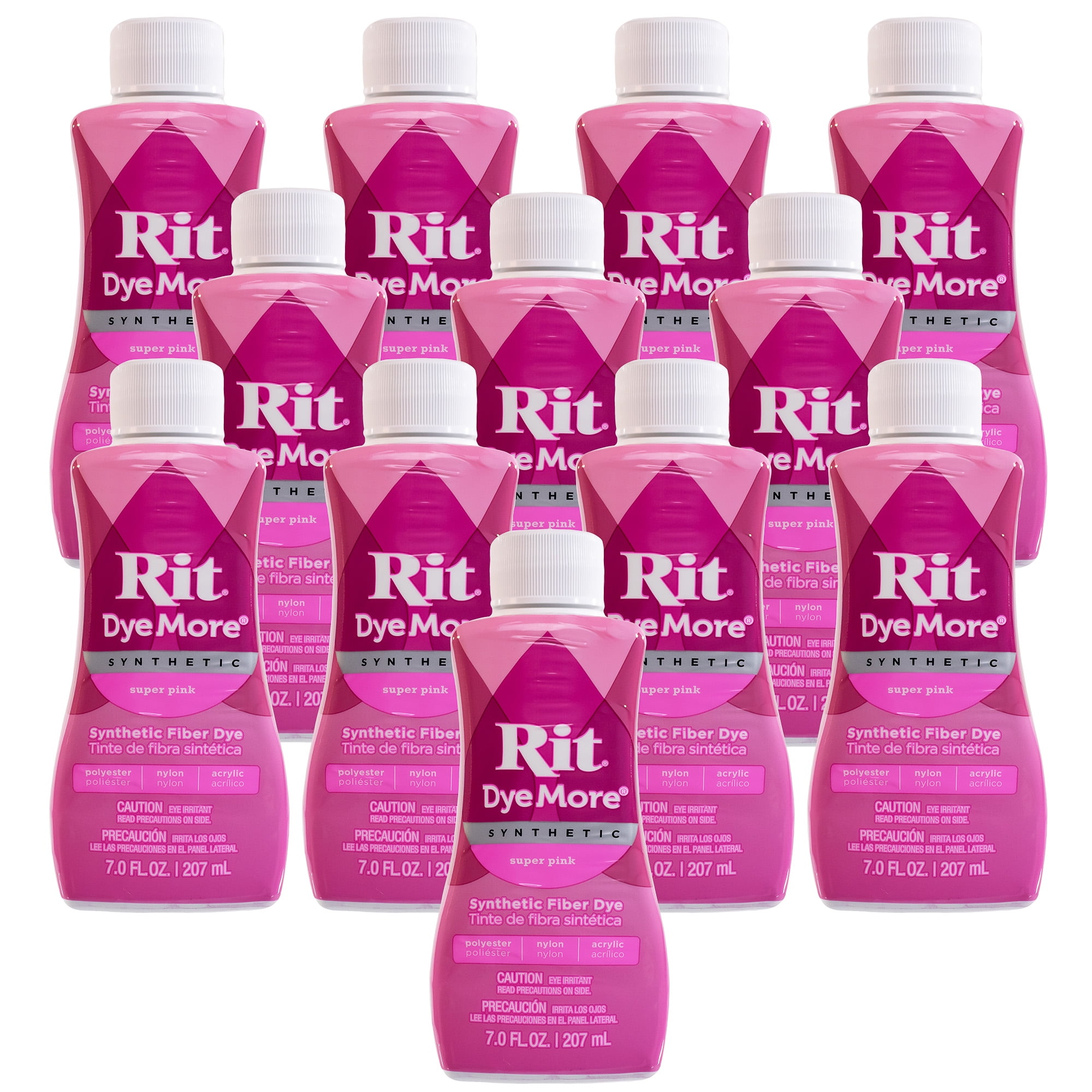Rit DyeMore | Synthetic 7oz Liquid 12-Pack Case - Spring Pink - Walmart.com