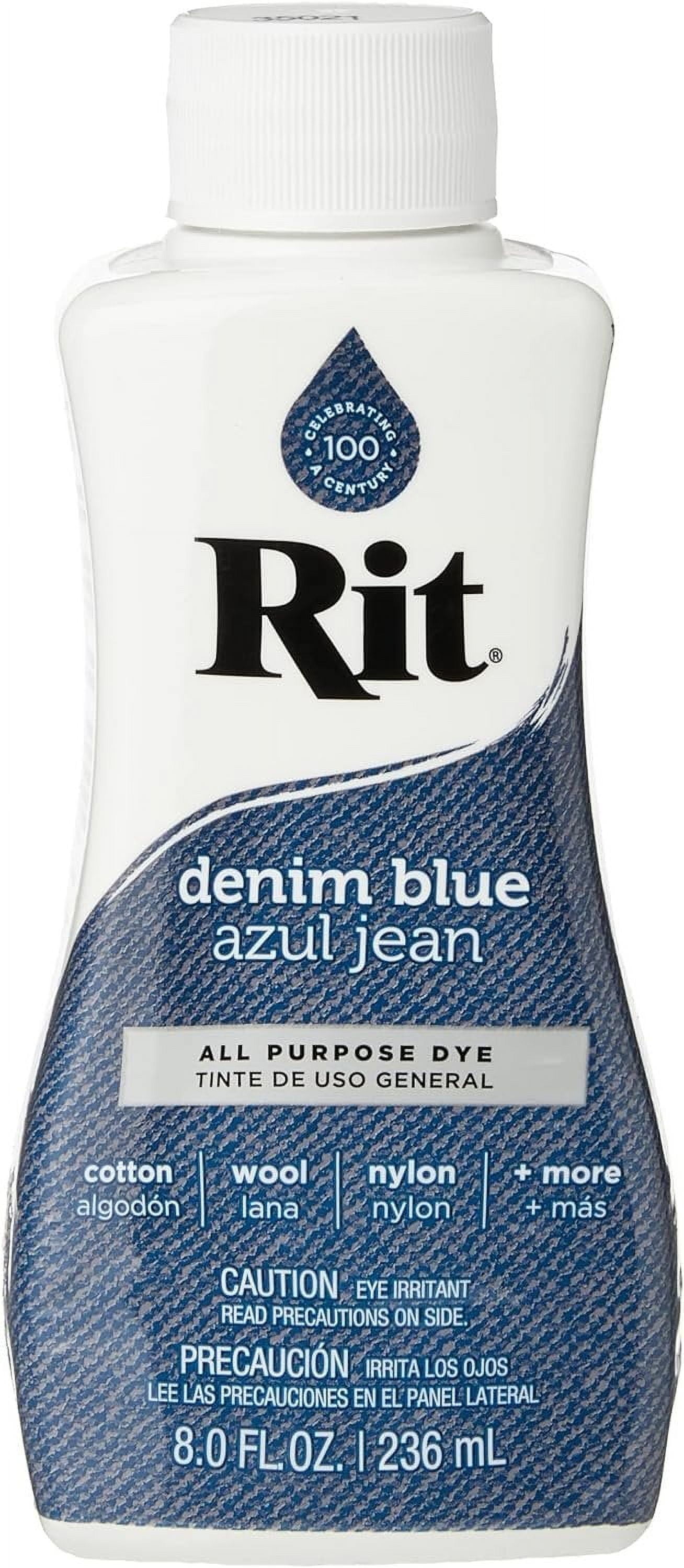 Rit Purpose Liquid Dye, 236ml, Denim Blue - Walmart.com