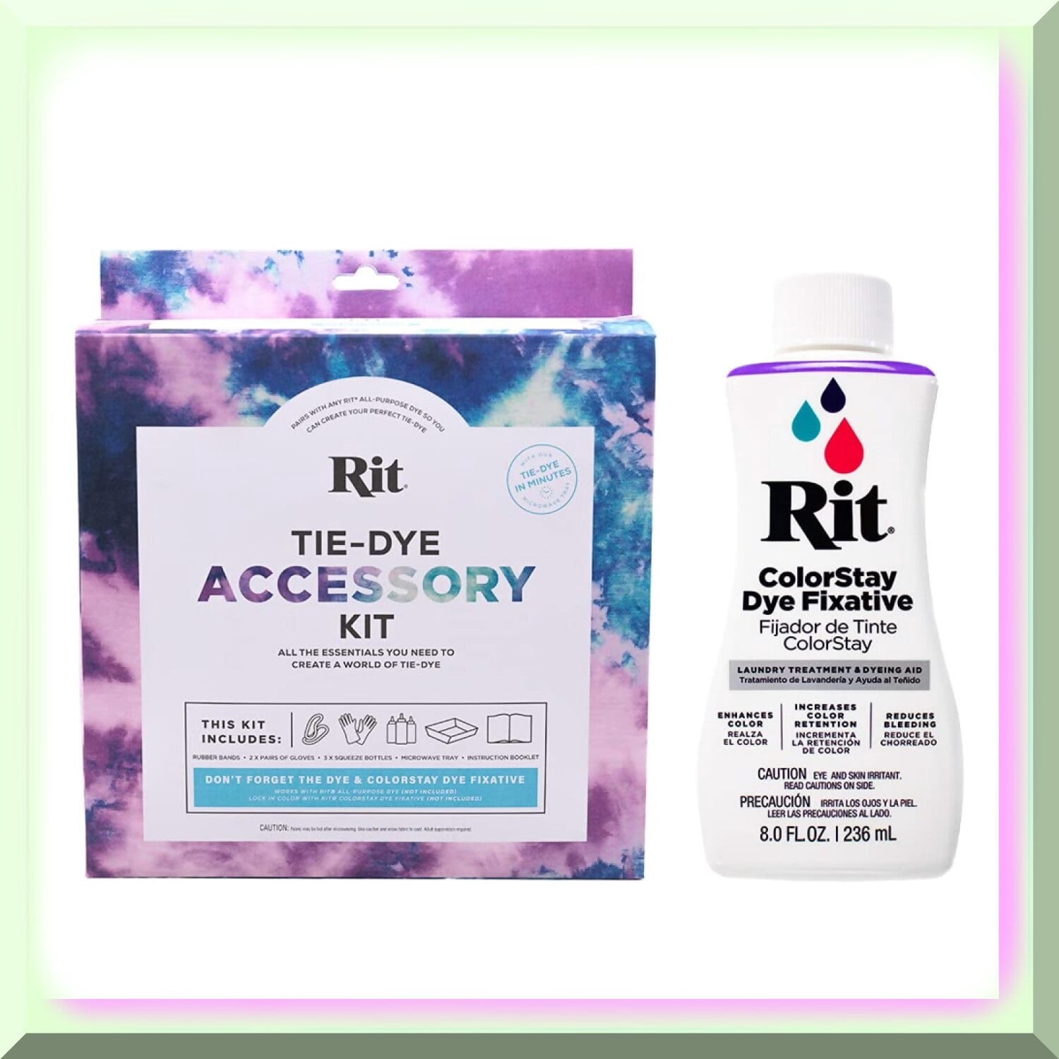 Rit Quick-Dye Kit I Microwave Magic Tie-Dye Set I Dye-Dye Express I ...