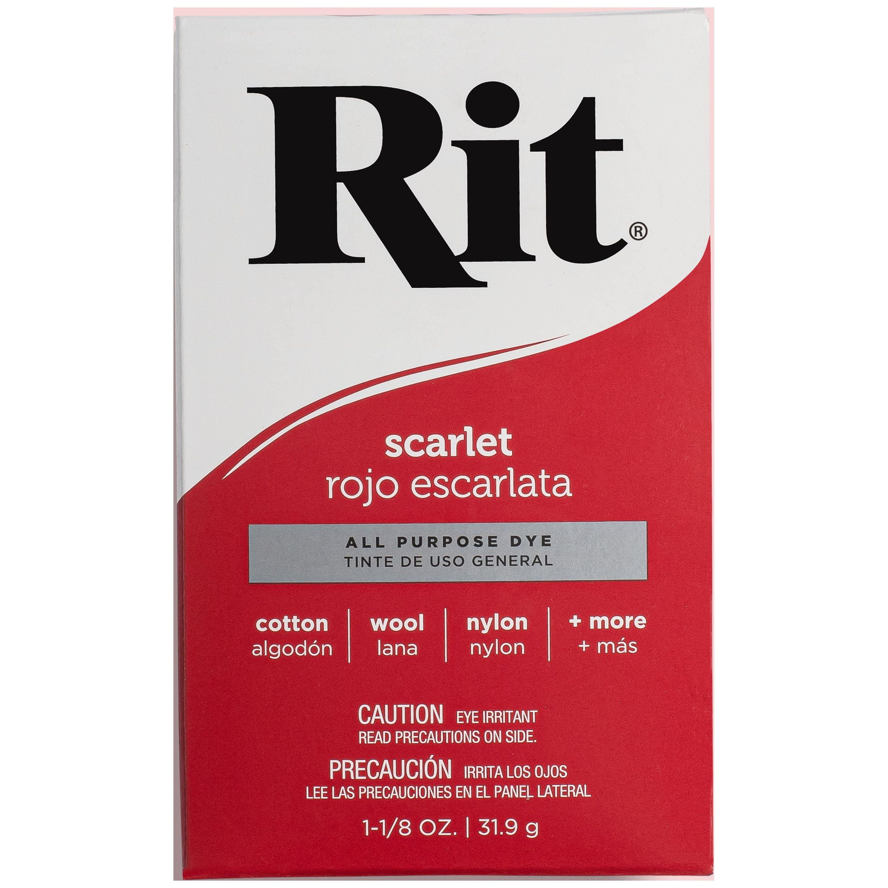Rit Scarlet, Powder Dye for Cotton, 1-1/8 oz - Walmart.com