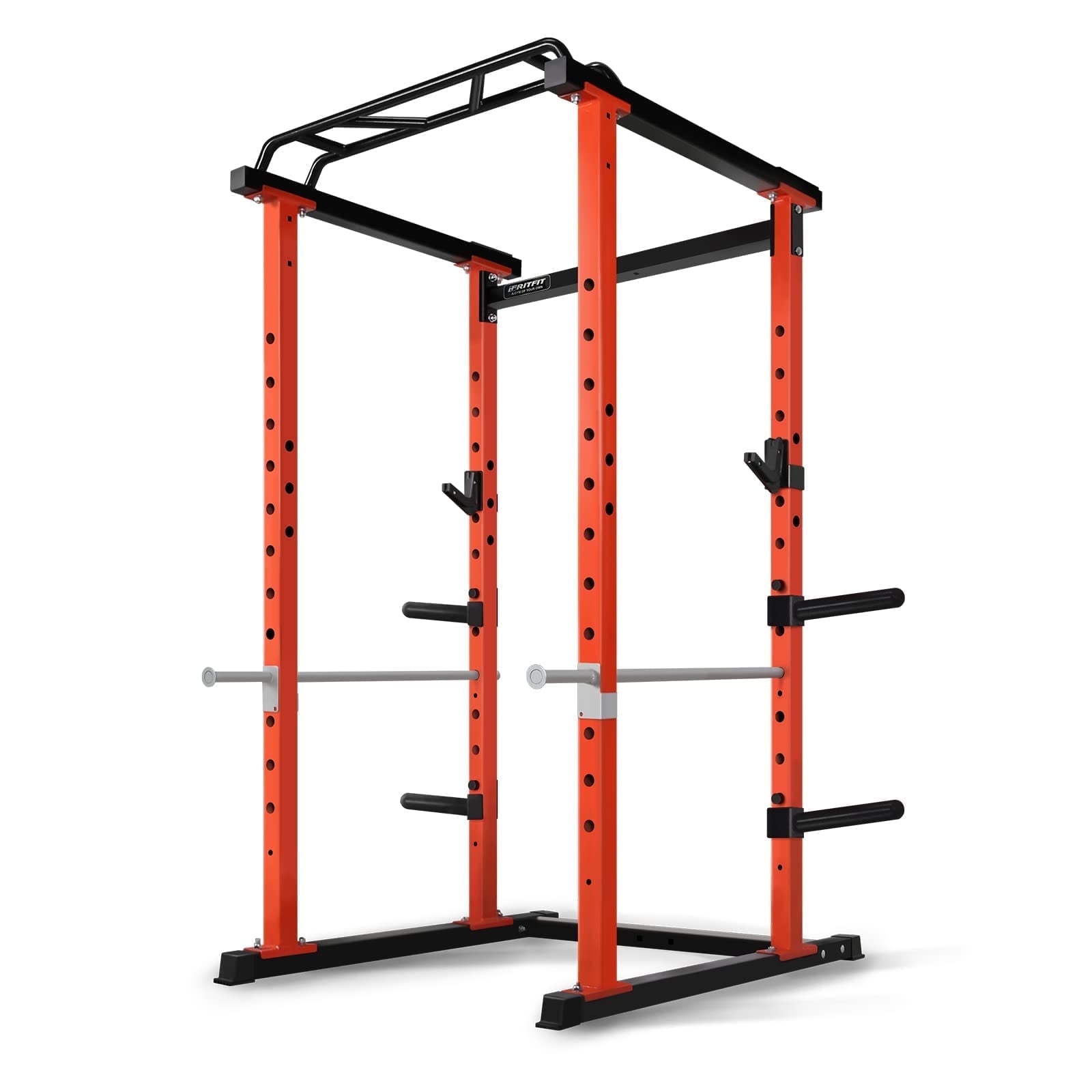 RitFit 1000LB Power Cage Rack, Home Gym Squat, 12 Height Positions ...