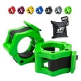 RitFit 2 In. Olympic Barbell Clips, Weight Bar Collars for Gym, ABS ...