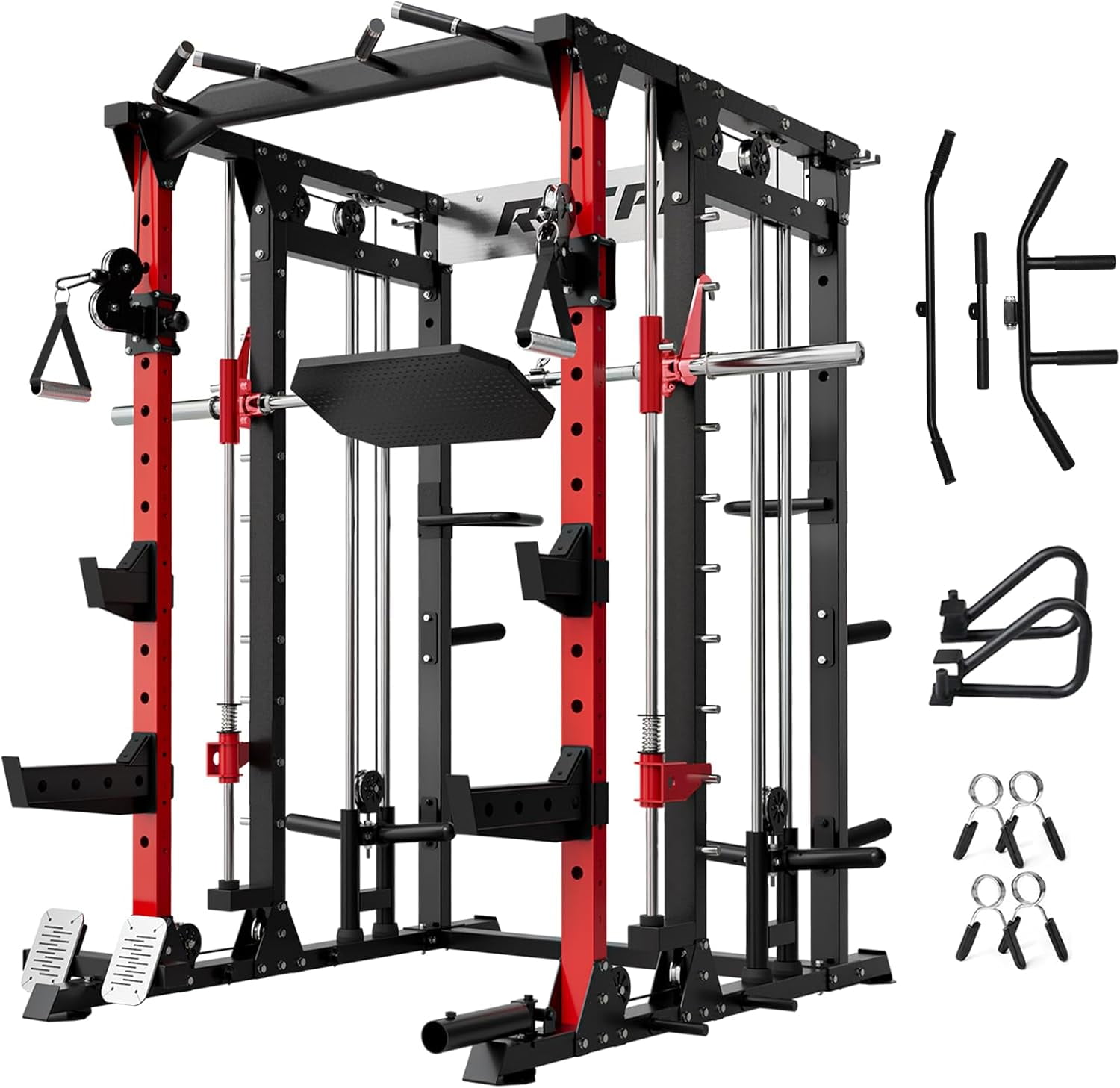 RitFit Buffalo Smith Machine, Power cage with LAT-Pull Down System ...
