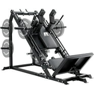 Titan Fitness 700 LB Plate-Loaded Linear Hack Squat Press Machine for ...
