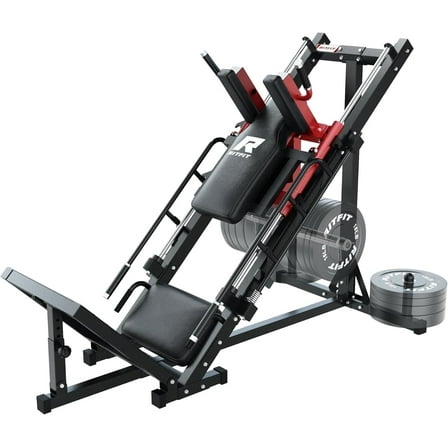 Leg Press Machine for Home Gym, Hack Squat Machines with Linear Bearing ...