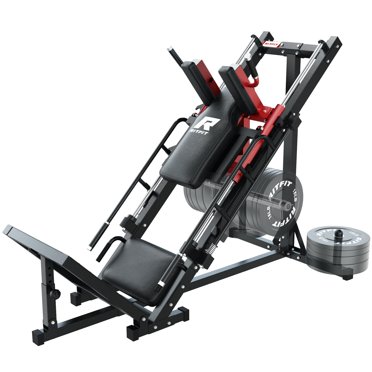 BalanceFrom Commercial Grade Plate Loaded Adjustable Leg Press Machine ...