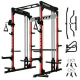 RitFit M1-C Power Cage with Cable Crossover System, 1600 LBS Capacity ...