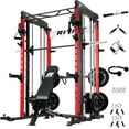 RitFit M1 Smith Machine with Cable Crossover System, Multi-Function ...