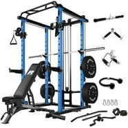 "Mikolo Monster Series Power Rack Cage, 3"" x 3"" Commercial Squat Rack ...