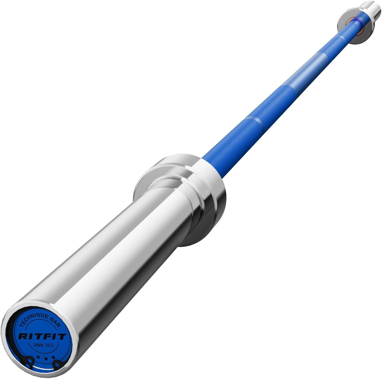 RitFit Olympic Barbell 6FT - 2 Inch Weight Bar for Strength Training ...