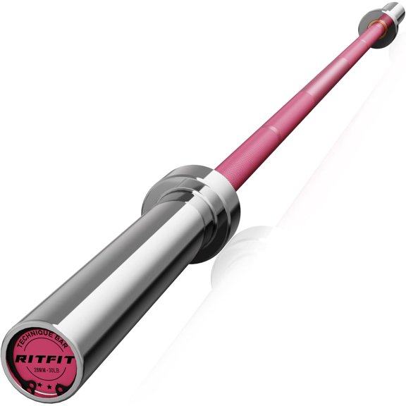Titan Fitness 60in Farmers Walk Handles, Barbell Style Grip Farmers ...