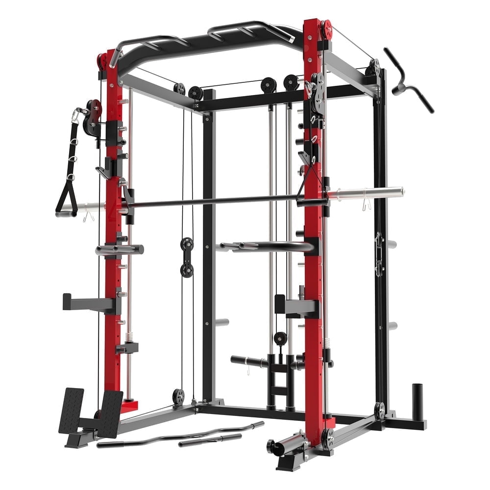 RitKeep PMAX 4550 1650lb Capacity All-in-One Home Gym Smith machine ...