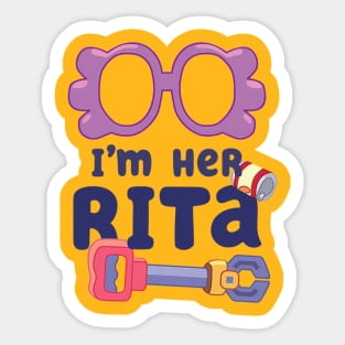 I'M Her Rita Bluey Happy Mother'S Day Sticker Bluey Stickers For Kids ...