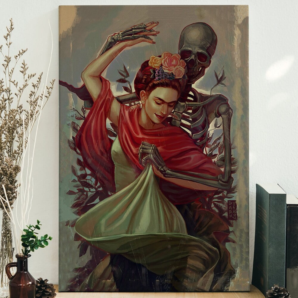 Rita Dmitrijenko A Dance With Death Frida Kahlo Dancing With Skeleton ...