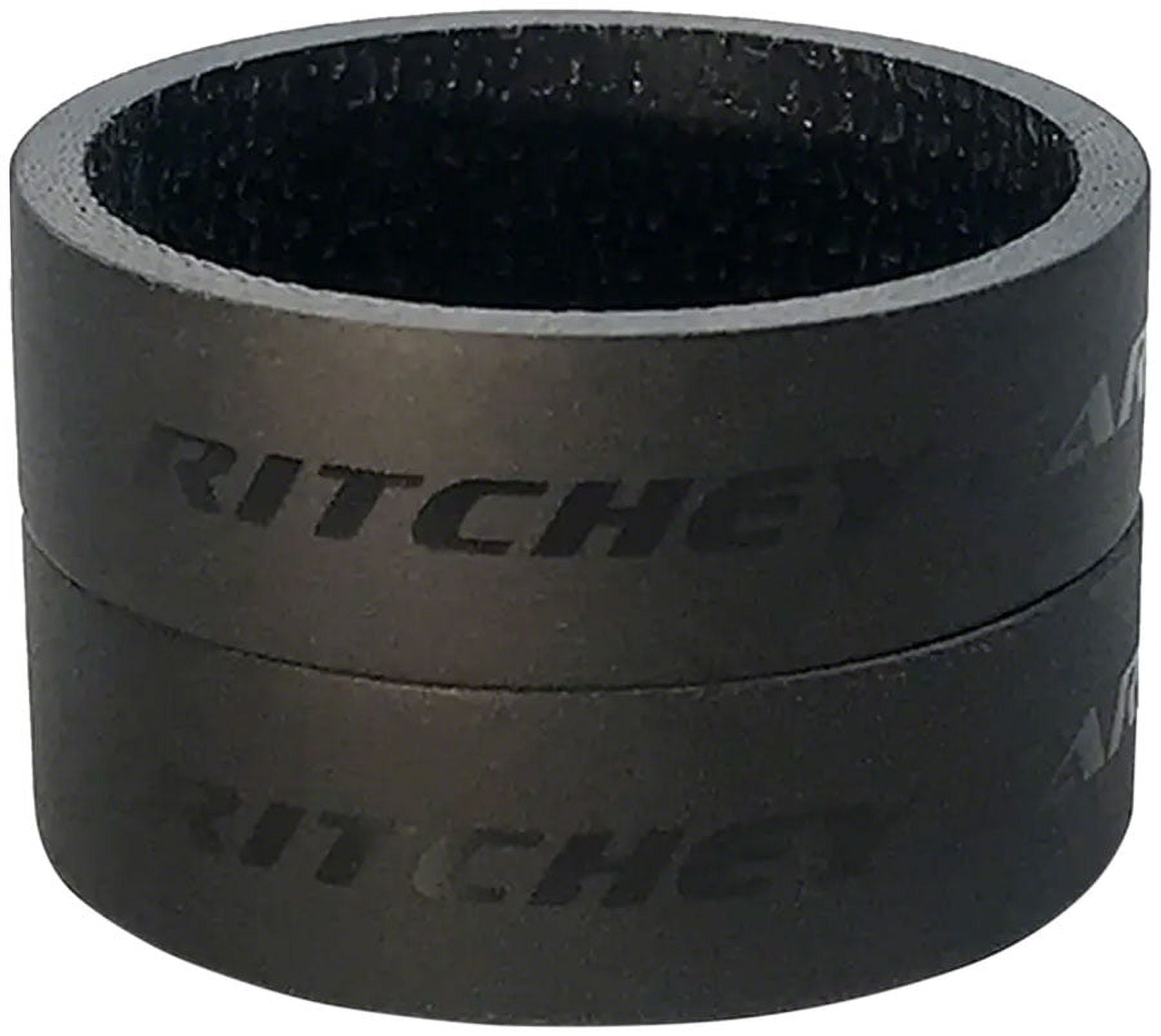 Ritchey WCS Carbon Headset Spacers 1-1/8" 10mm Black 2 Pack 33mm OD ...