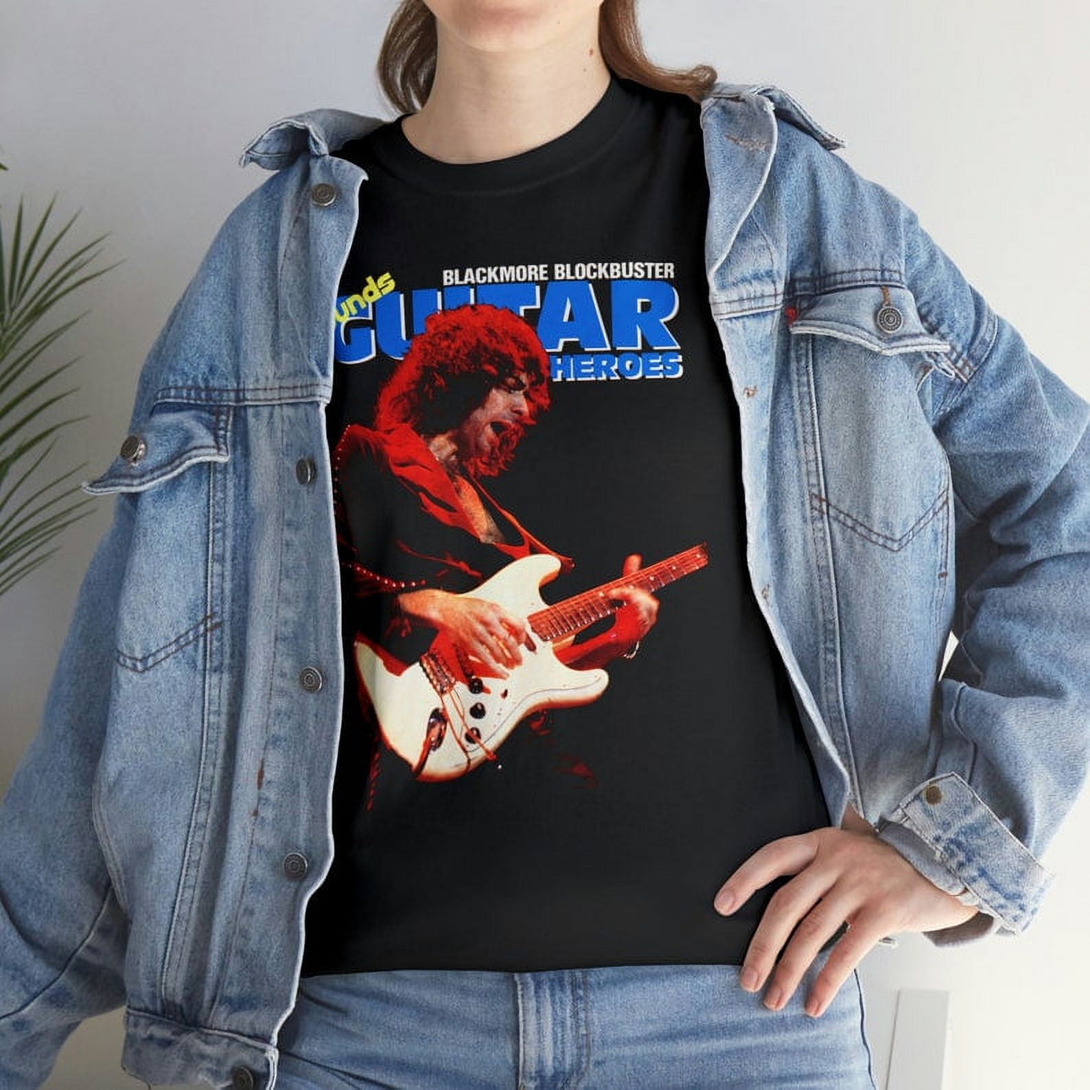 Ritchie Blackmore Guitar Heroes Band poster album cover T shirt all ...