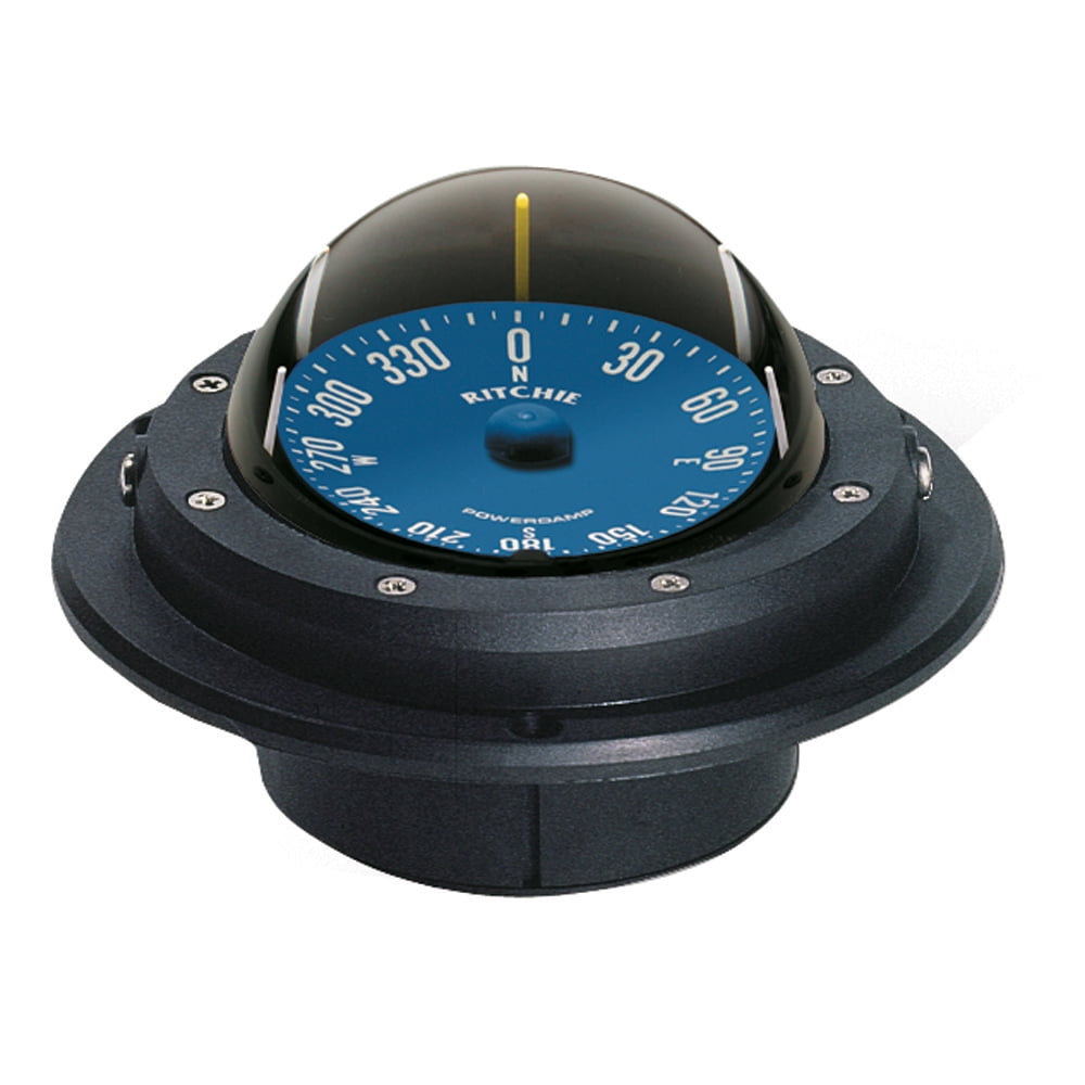 Ritchie RU-90 Voyager High-Visibility Blue Dial Racing Boat Compass, No ...